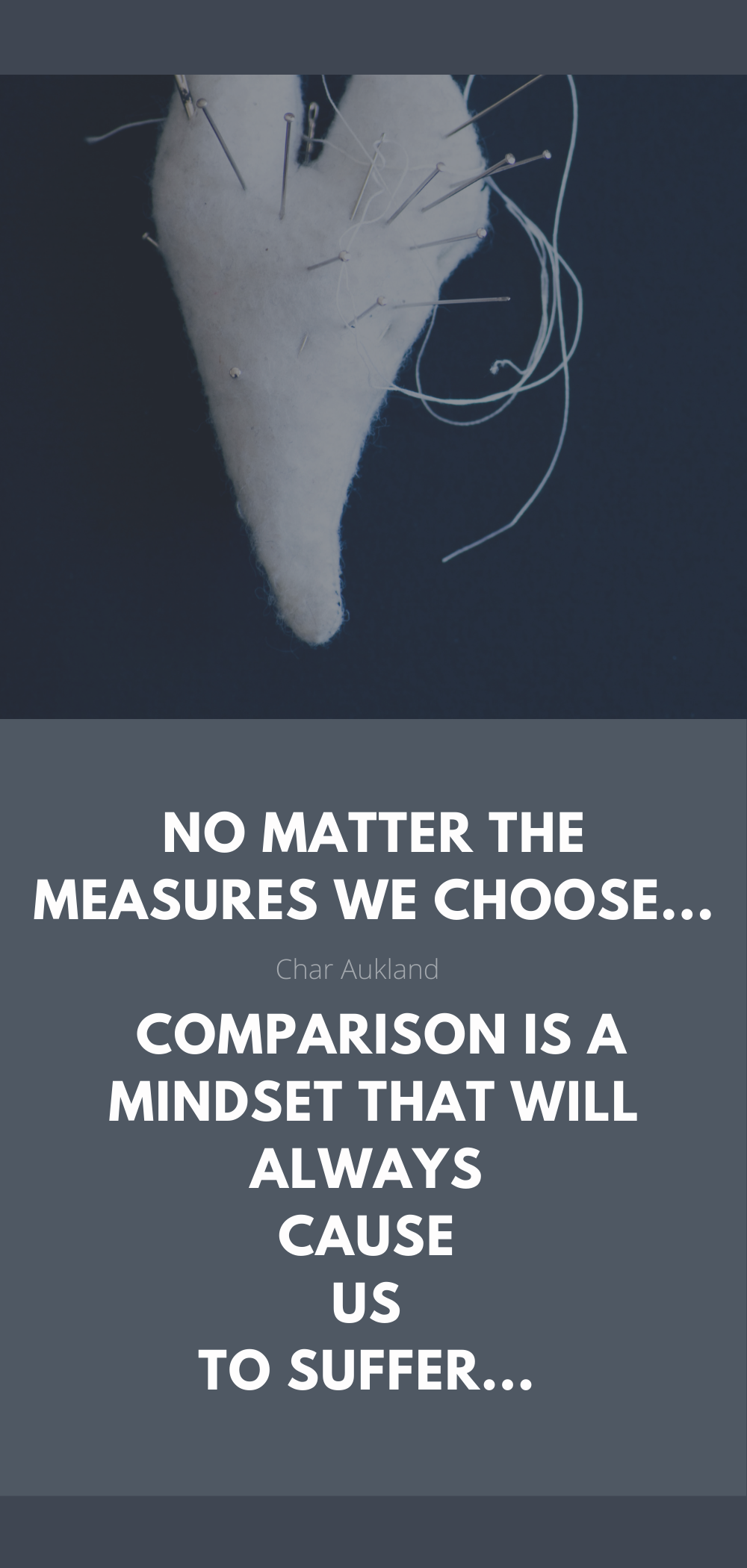 Use Comparison to Build Your Confidence - Char Aukland
